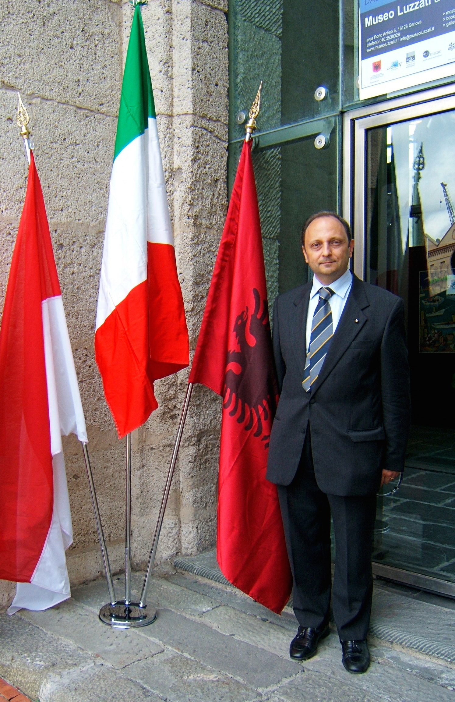 Incontro con il console onorario dell'Albania a Monte-Carlo e Genova ...